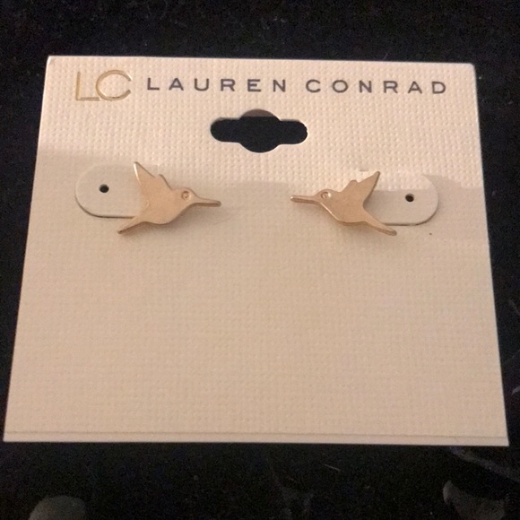 LC Lauren Conrad | Jewelry | Lc Lauren Conrad Gold Bird Earrings | Poshmark